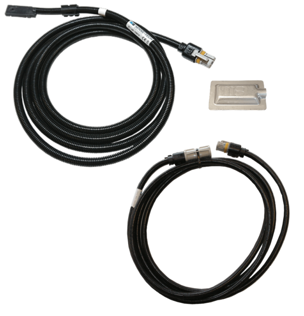 Axle load sensor for spring suspended trucks